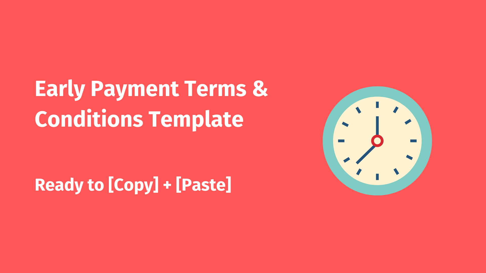 Early Payment Discount Terms and Conditions